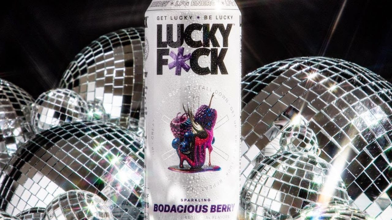 Luck F Energy Drink Bodacious Berry Taste Test & Review - YouTube