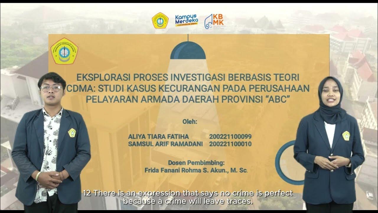 KBMK 2023 - Kompetisi Bidang Keuangan Audit Investigatif | TIM ADAMAS - Universitas Trunojoyo ...