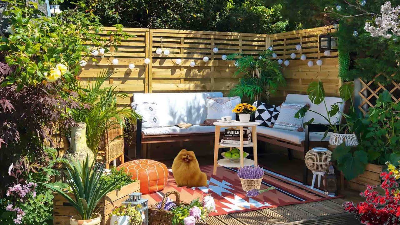 A Dreamy Sunny Garden With A Cool Breeze & Birdsong | Ambience For ...