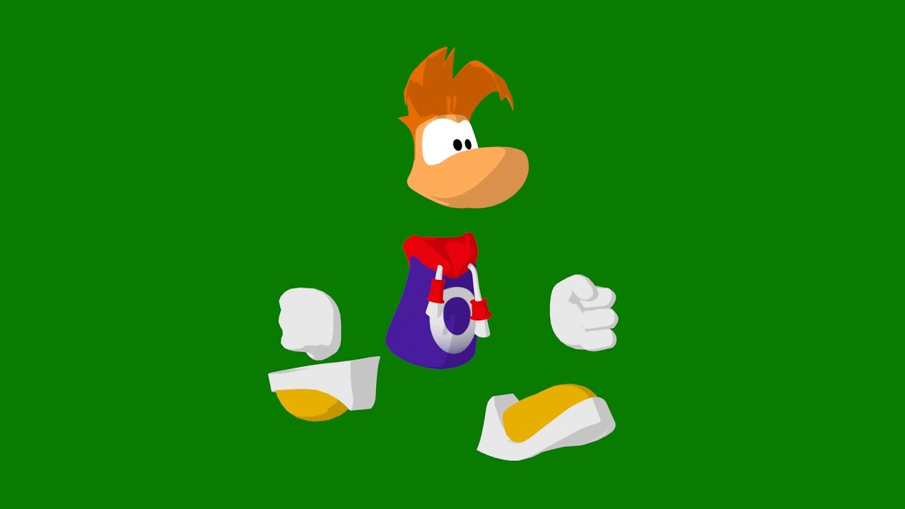 Rayman Retopology run-cycle - YouTube