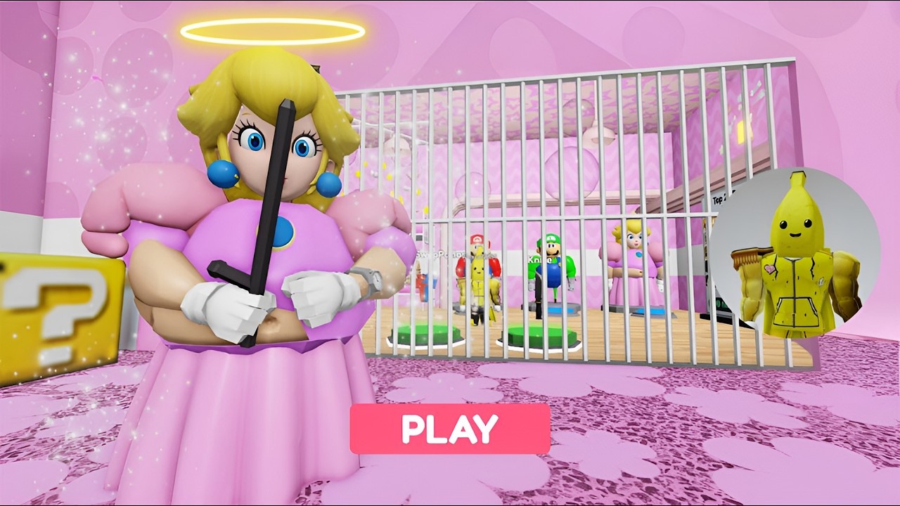 BANANA HERO - PRINCESS PEACH BARRY'S PRISON RUN ESCAPE? - YouTube