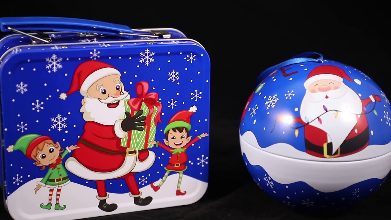 18 Years Tin box Factory OEM Christmas tin gift box ideas - YouTube