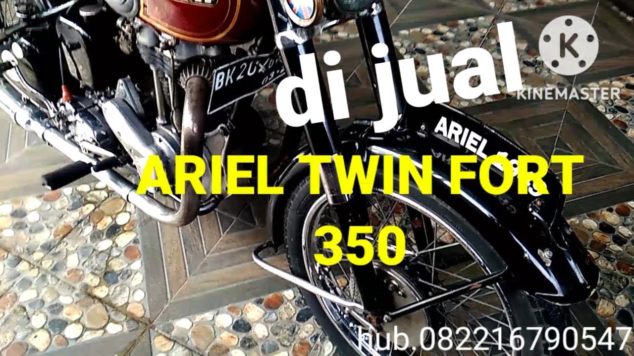 DI JUAL...ARIEL TWIN FORT 350CC TAHUN1949...lokasi tasikmalaya - YouTube