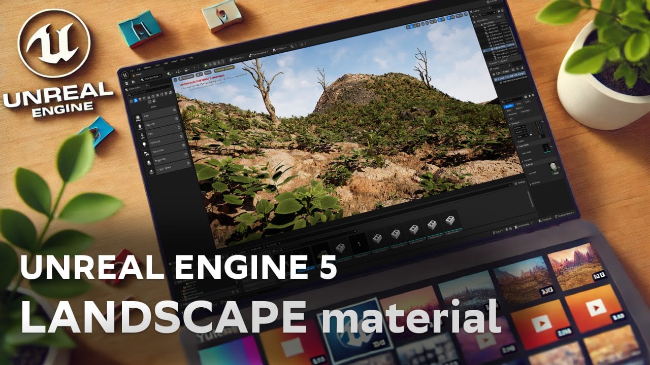 Как создать реалистичный Landscape материал в Unreal Engine — Полное ...