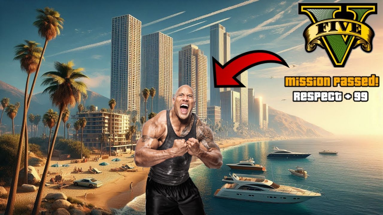 GTA 5 Dwayne Johnson - YouTube