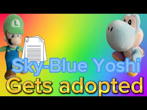 Sky-Blue yoshi gets adopted - YouTube