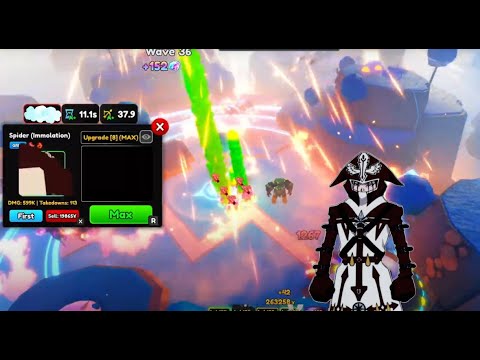 ⭐Shiny Spider (Immolation) showcase anime adventures - YouTube