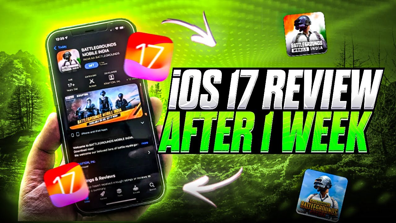 🔥iOS 17 Review after 1 Week | iOS 17 Bgmi Review | iOS 17 Gaming Review ...