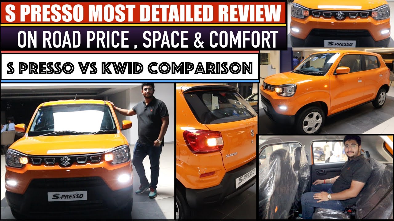 S Presso Detailed Walkaround Review,Features, On Road Price | S Presso ...