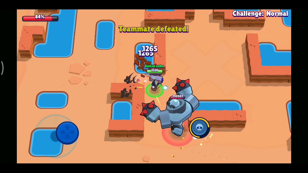 Brawl Stars game on battle - YouTube