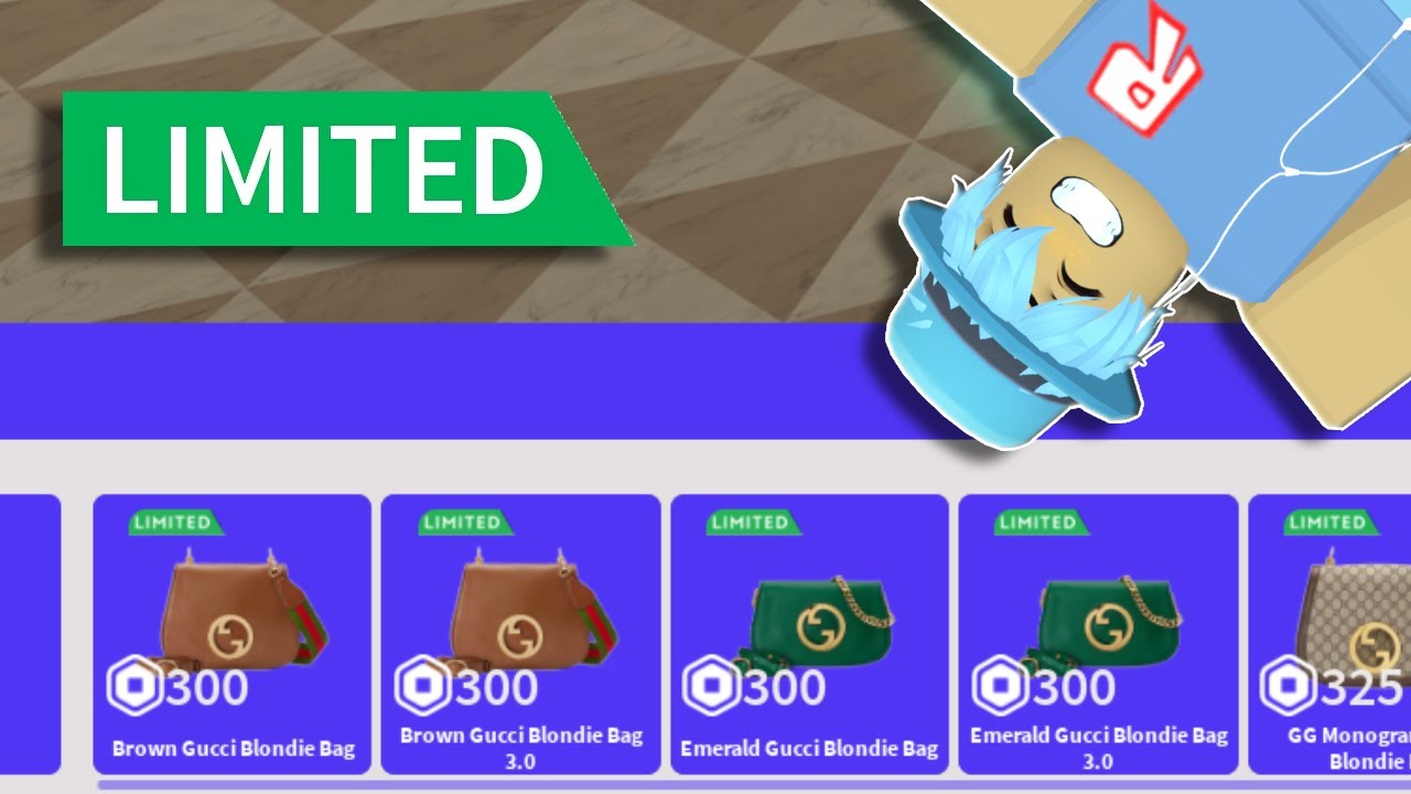 NEW GUCCI EVENT ITEMS GOING LIMITED! (ROBLOX TRADING) - YouTube