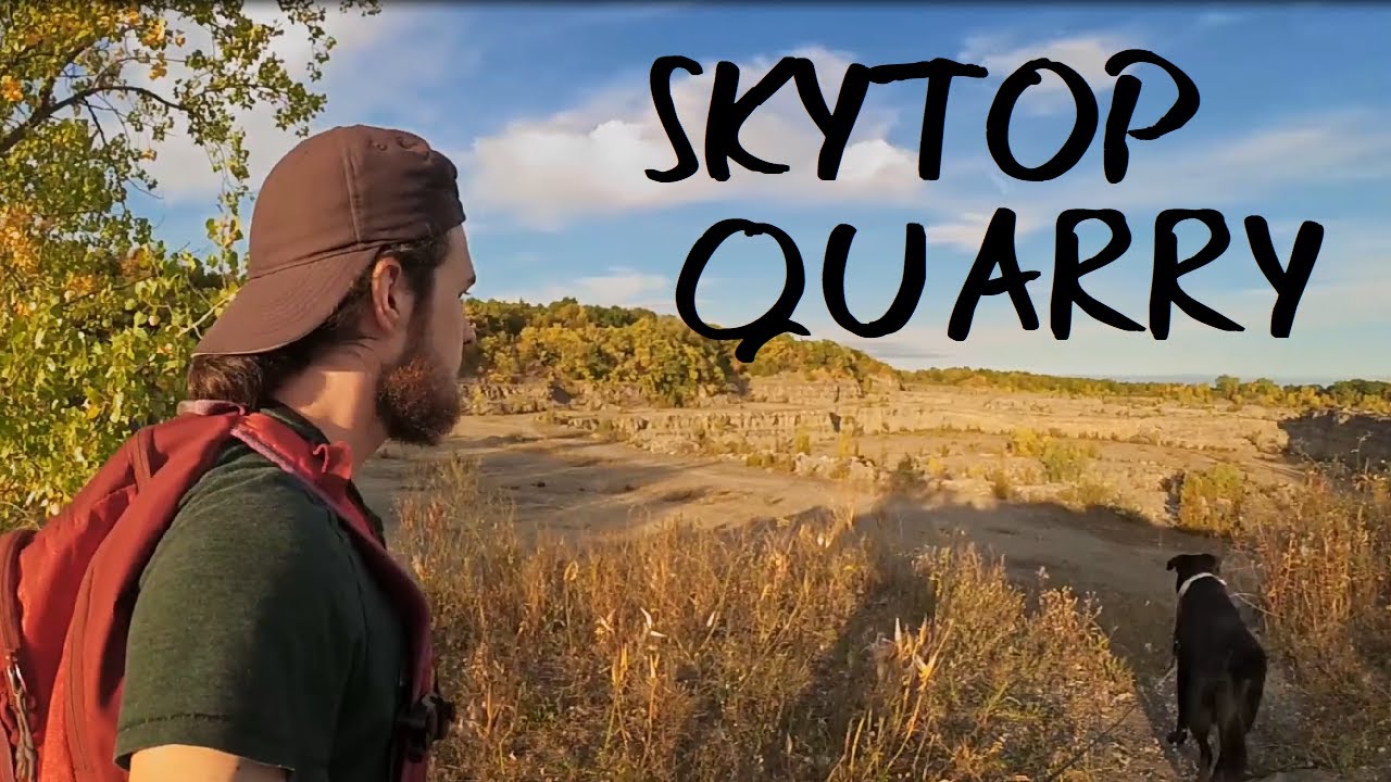 Hiking the abandoned Skytop Quarry - YouTube