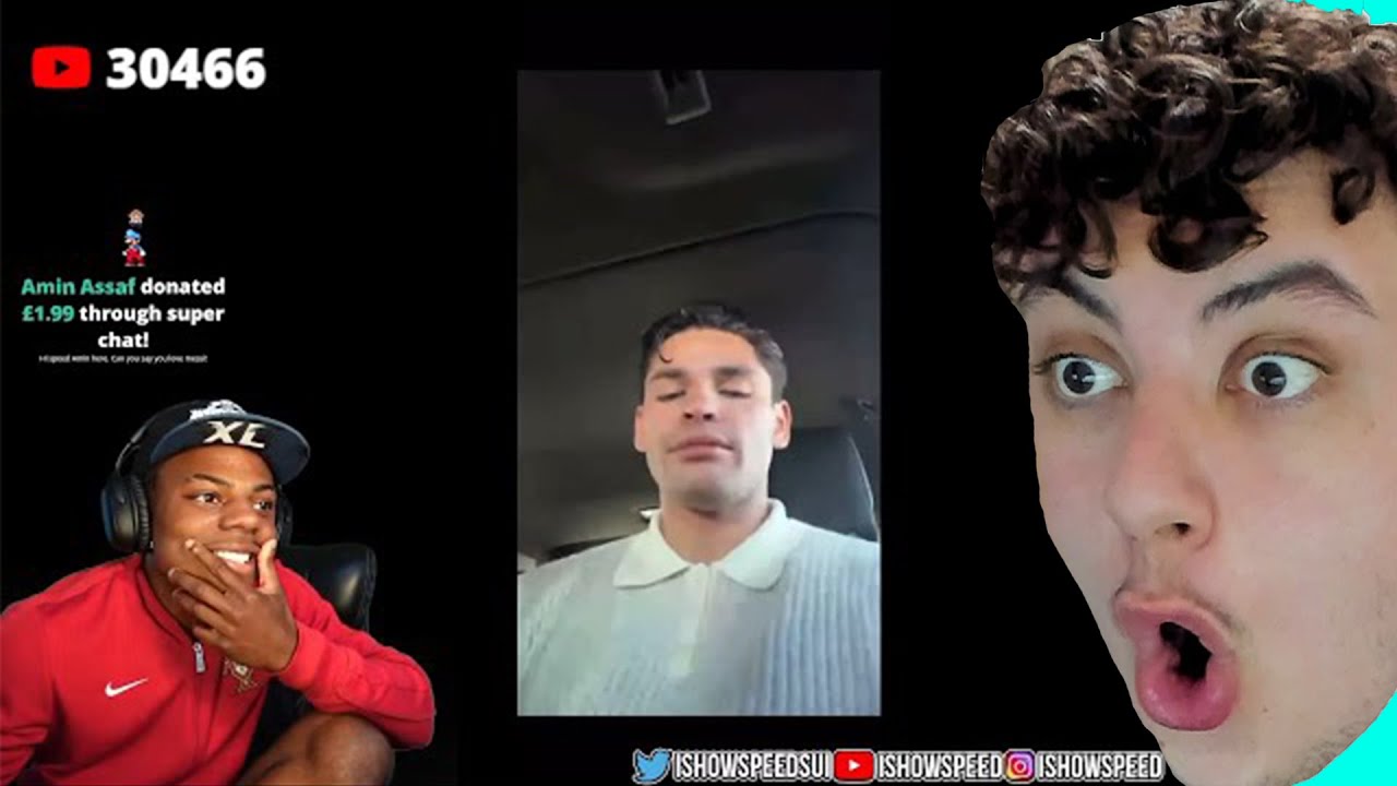 Reacting To iShowSpeed Reacts To Ryan Garcia Challenging Him 😲 - YouTube