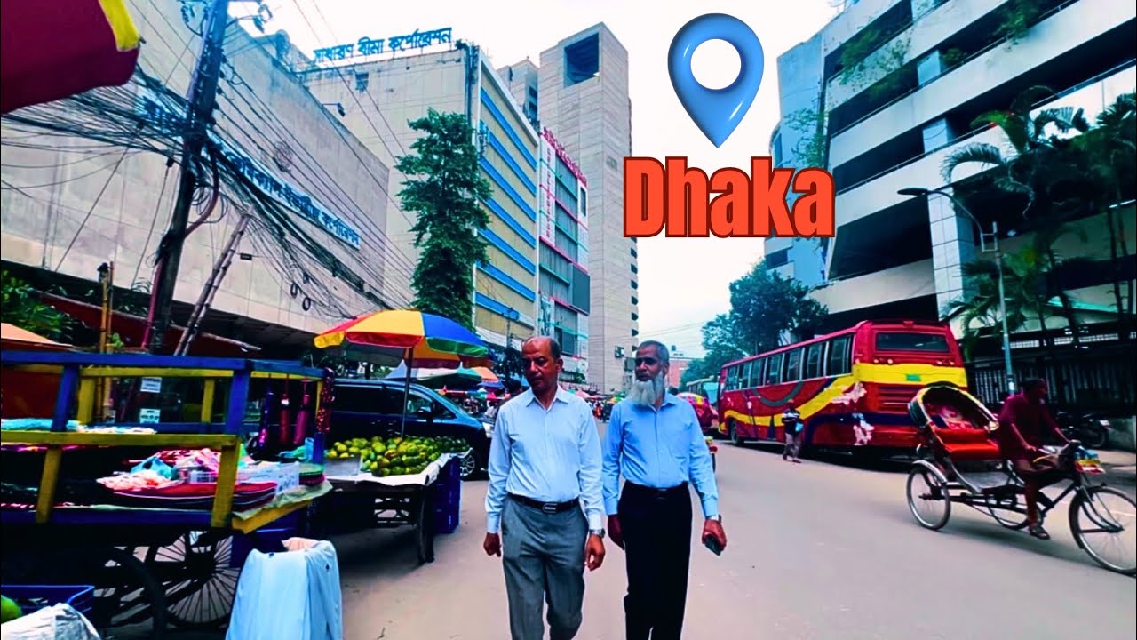 AMAZING BEAUTIFUL DHAKA CITY | AMAZING WALK TOUR 4 K VIDEO - YouTube