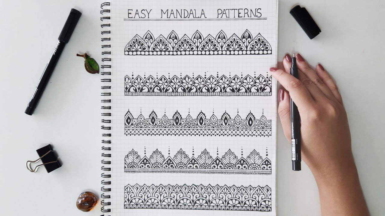 Learn to draw MANDALA ART for beginners || Step by step guide || Easy ...