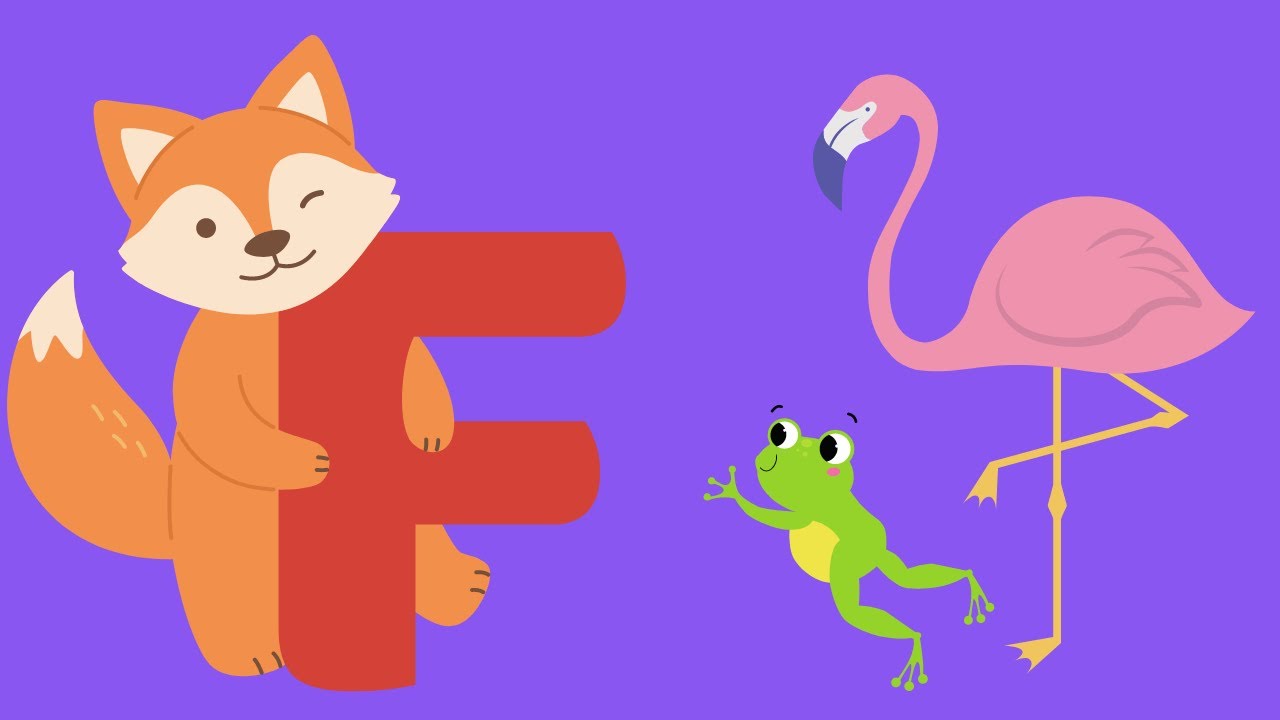 "Fun with Letter F"- early learning interactive game - YouTube