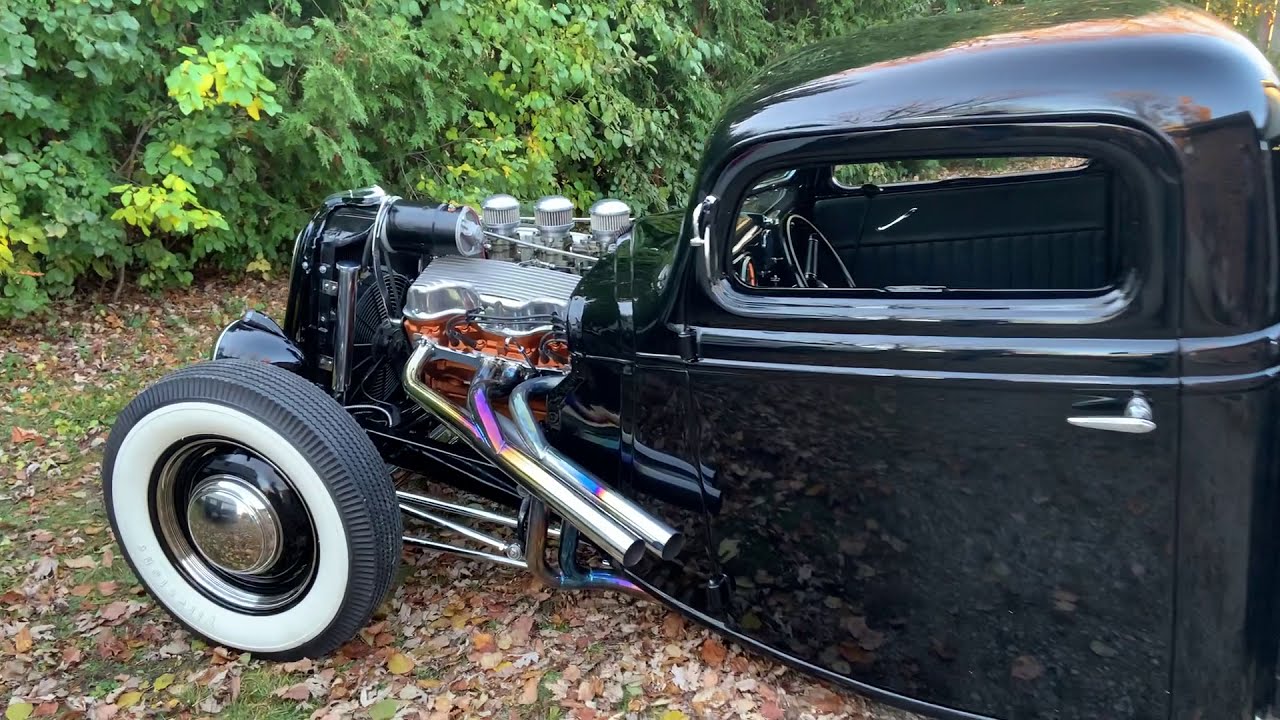 Chevy 348 motor rebuild test run - YouTube
