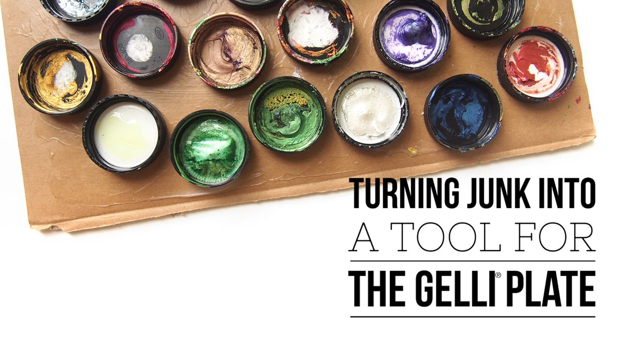 Turning Junk in a Tool for Gelli Printing® - YouTube