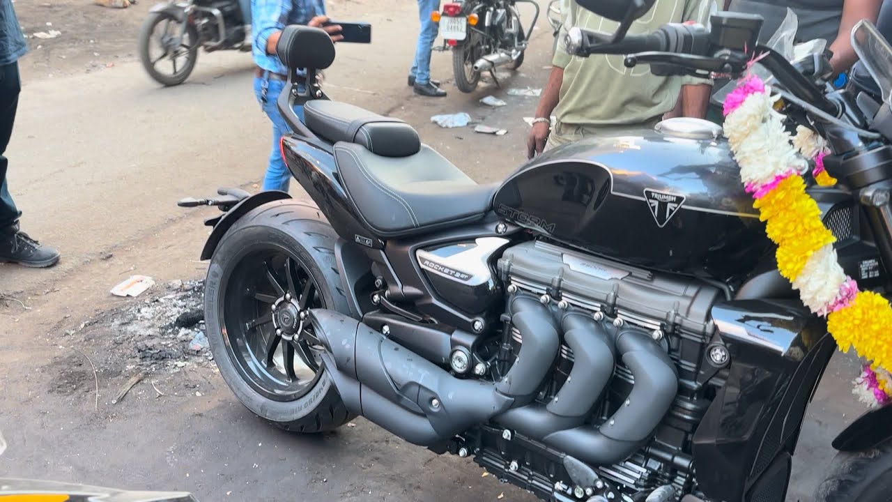 New Triumph Rocket 3 Storm GT || 2500 CC Bike in Jamshedpur 🏍️🏍️🏍️ ...
