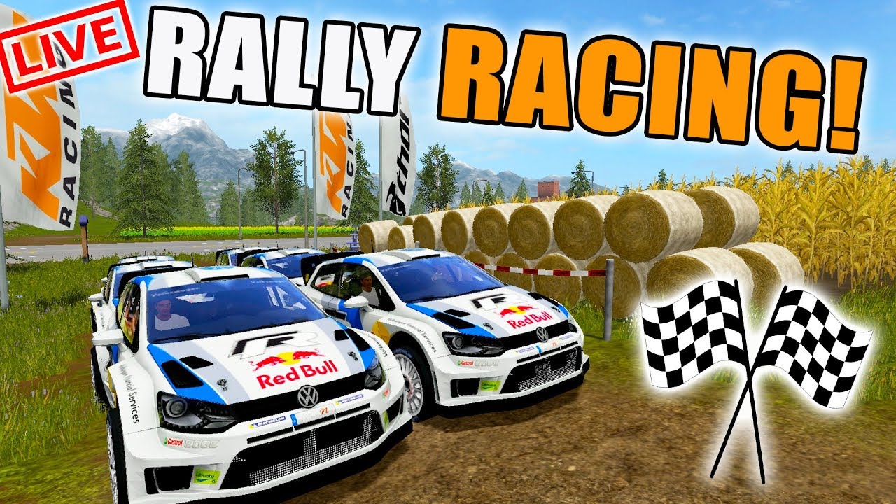 LETS GO RACING! | RALLY CARS VOLKSWAGEN | LIVE STREAM | FARMING ...