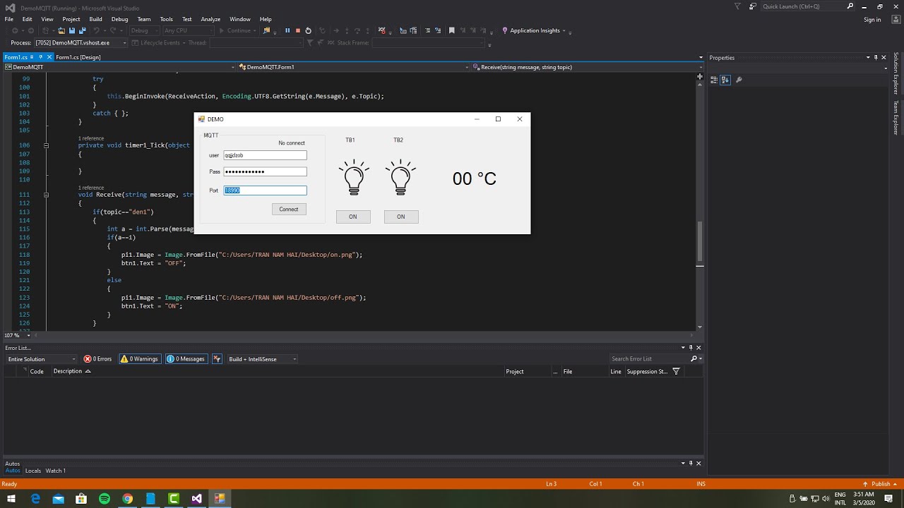 C# MQTT - CONNECT C# WITH MQTT - PUBLISH AND SUBSCRIBE - P1 - YouTube