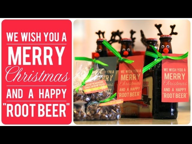 Reindeer Made With Root Beer Bottles