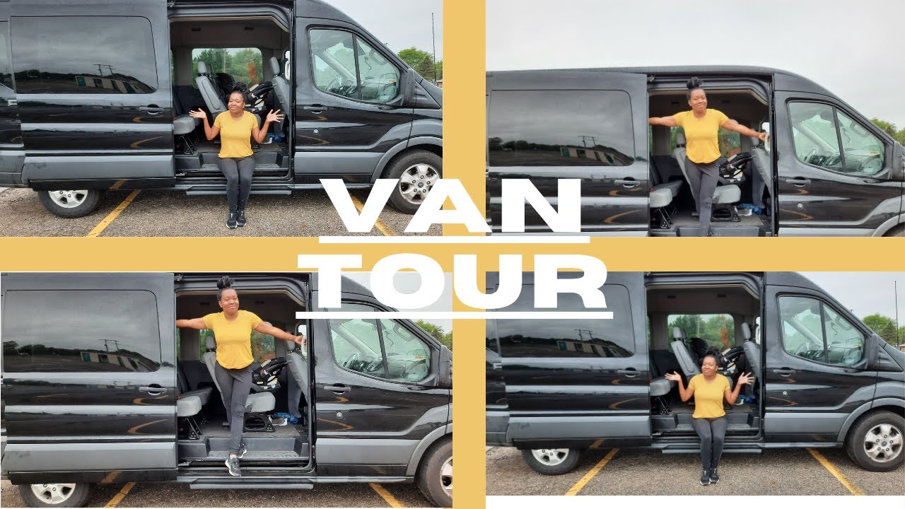 Large Family Van Tour | Ford Transit | 15 Passenger - YouTube