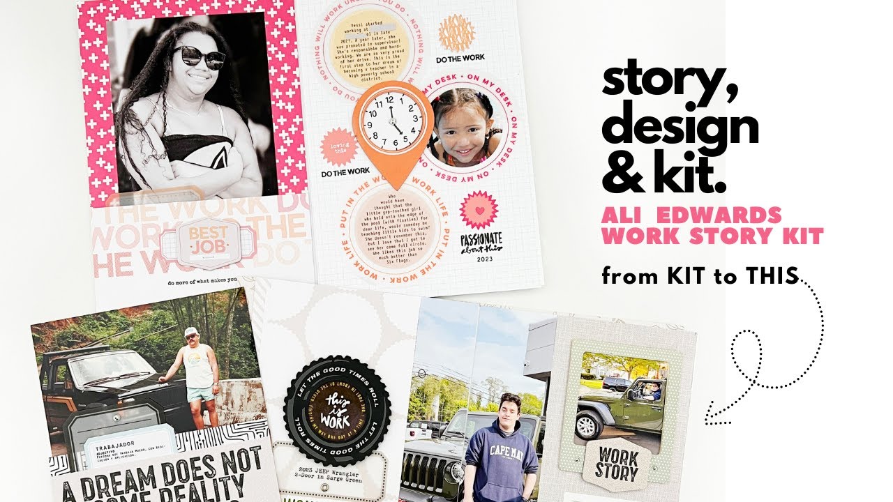 Ali Edwards | Work Story Kit - YouTube