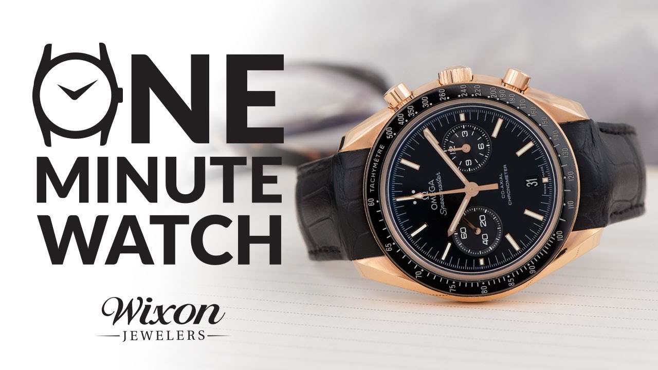 Omega Speedmaster Moonwatch in 18k Orange Gold | One Minute Watch - YouTube