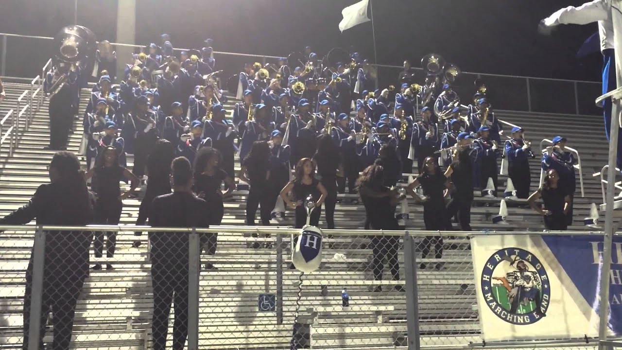 Heritage High School Marching Panthers perform Oustanding Gap Band ...