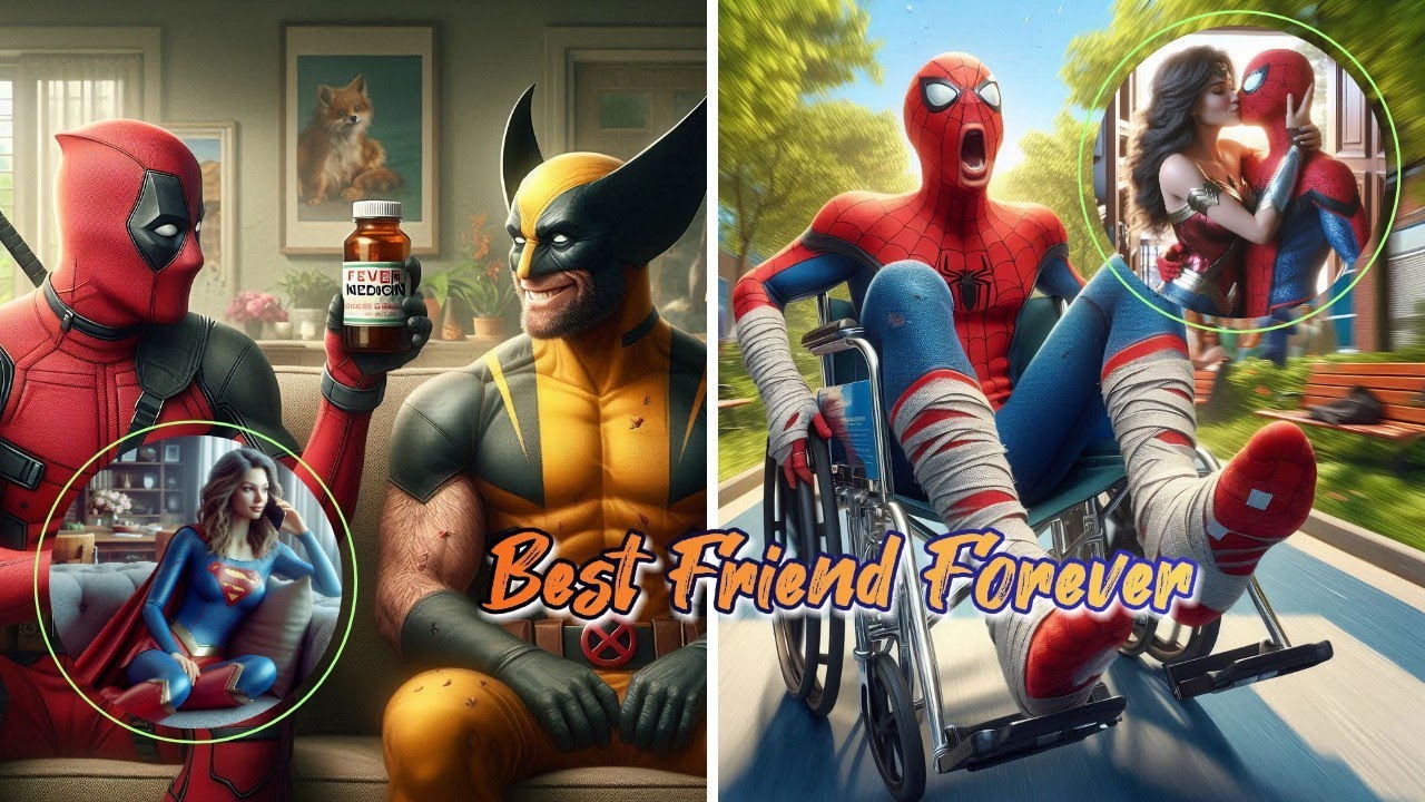 Who is the Best? | Spiderman vs Wolverine vs Deadpool | Best Friend ...