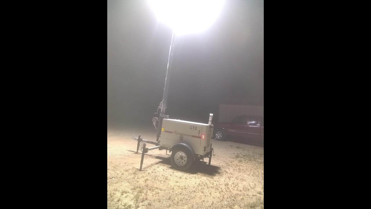 Magnum Light Tower - YouTube