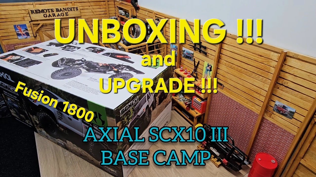 UNBOXING AXIAL SCX10 III BASE CAMP and Upgrade Fusion 1800kv, rc ...