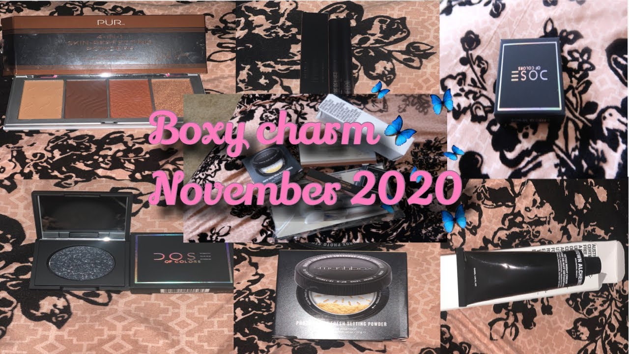 Boxy charm November box 2020 | Was it worth it ? Smashbox , Dose , PUR ...