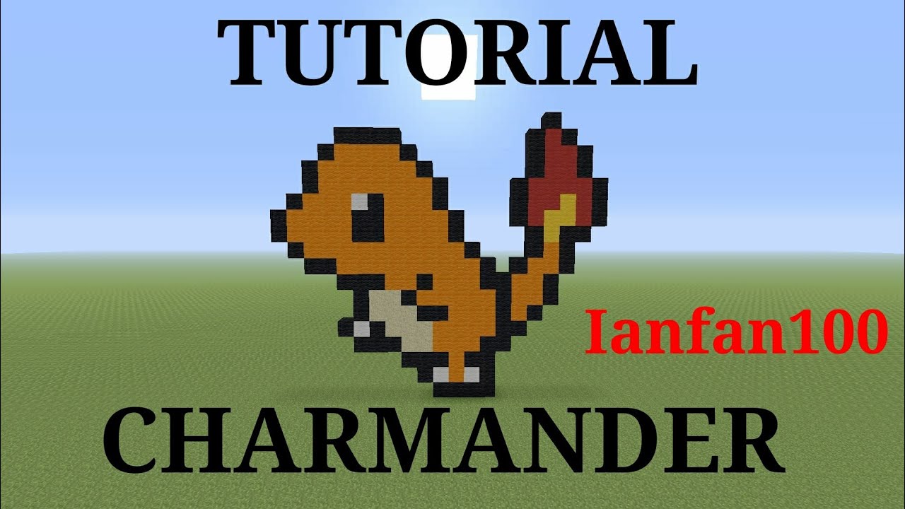 Pixel-Art Pokemon Charmander in Minecraft|Gameplay in Spanish - YouTube