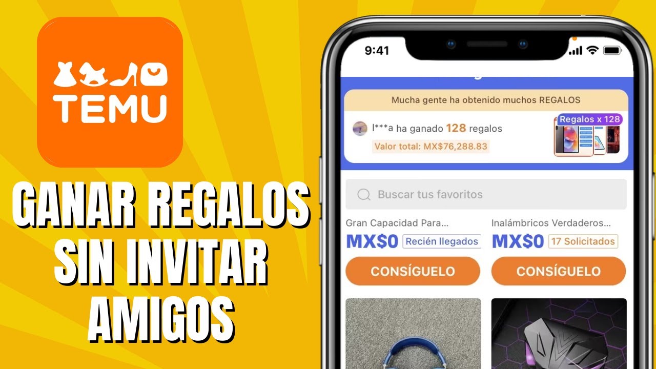 Cómo GANAR Regalos En TEMU Sin Invitar Amigos - YouTube