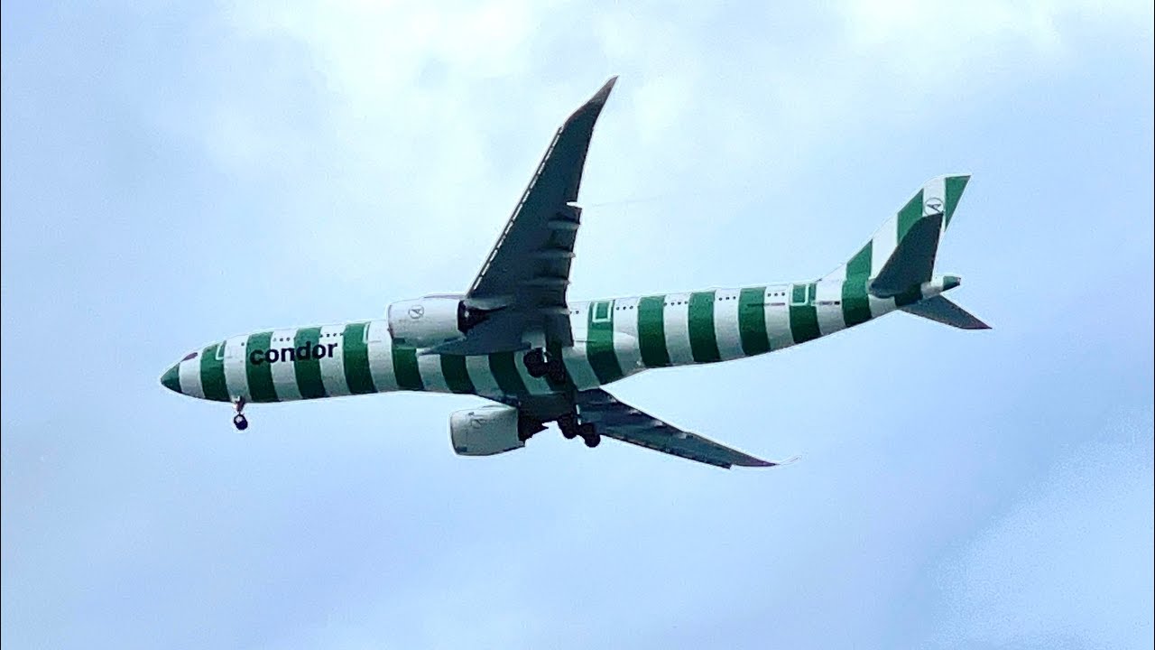 Condor A330-900 “Condor Island” Landing at Barbados Airport - YouTube