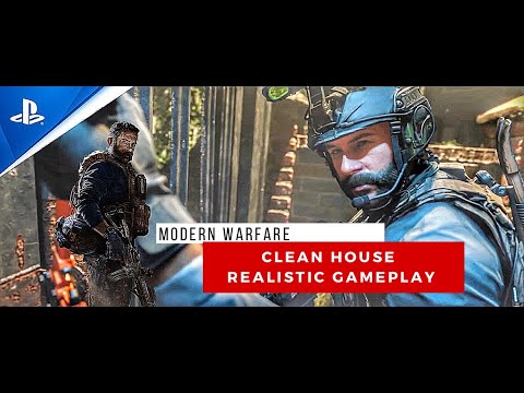 MODERN WARFARE : "CLEAN HOUSE" REALISTIC GAMEPLAY -PS5 - YouTube