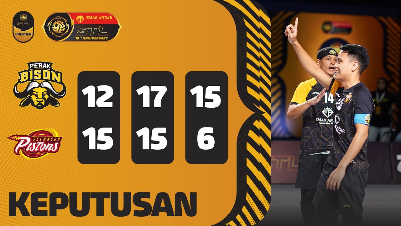 Sorotan Perlawanan: Perak Bison 2 - 1 Selangor Pistons | Premier | STL 2024 - YouTube