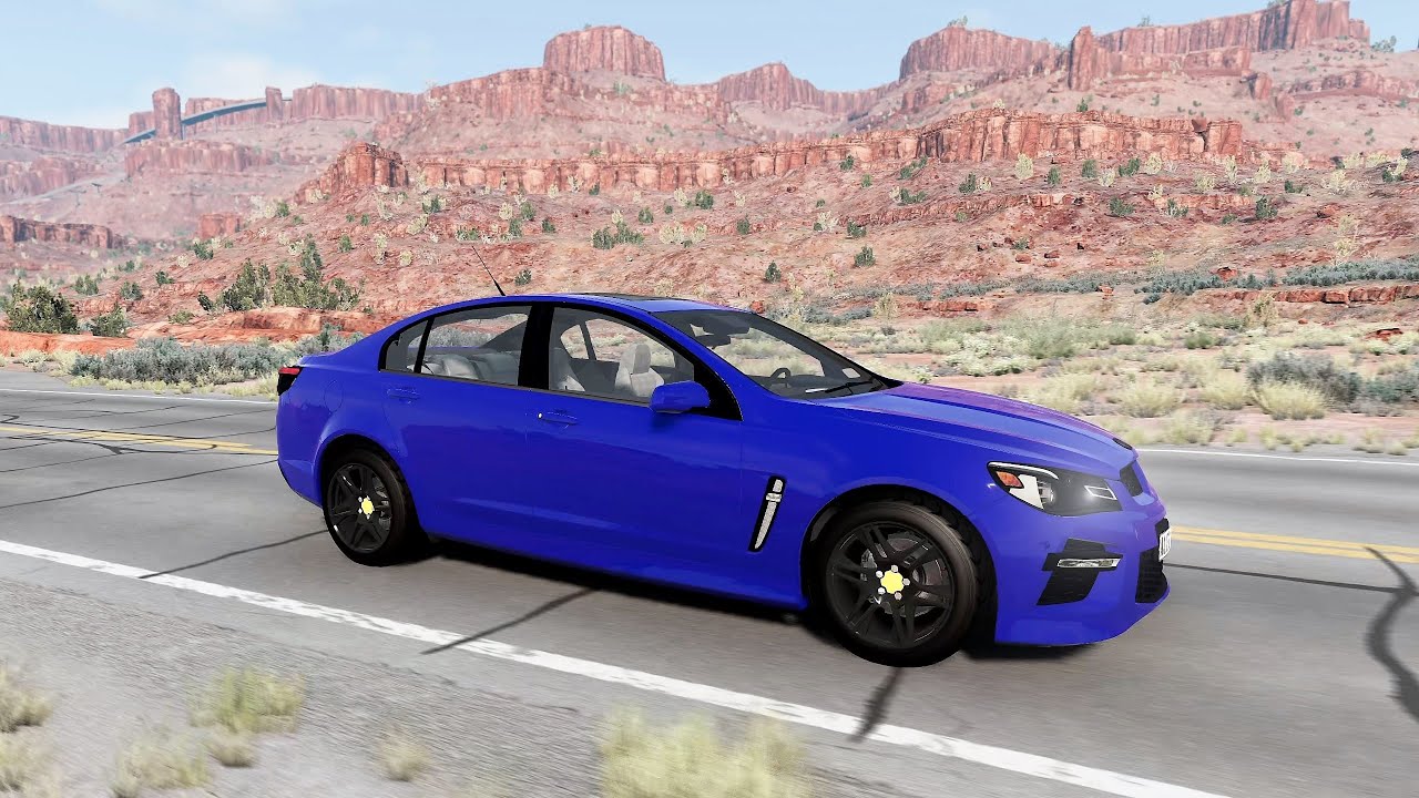 BeamNG.drive - HSV GTS Gen-F 2014 - Car Show Test Drive Crash . - YouTube