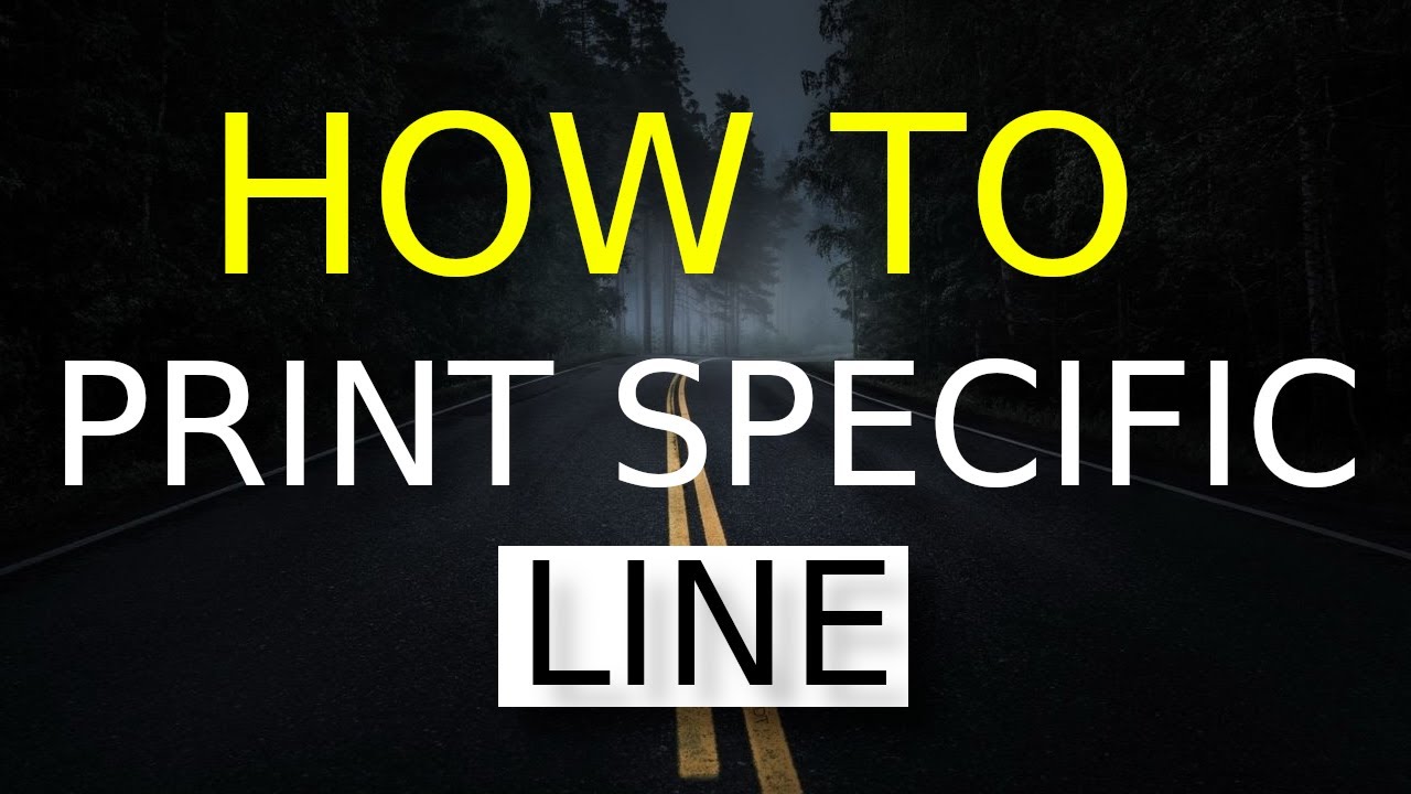 How To Display From A Specific Lines From A File In Linux YouTube How To Display From A Specific Lines From A File In Linux YouTube