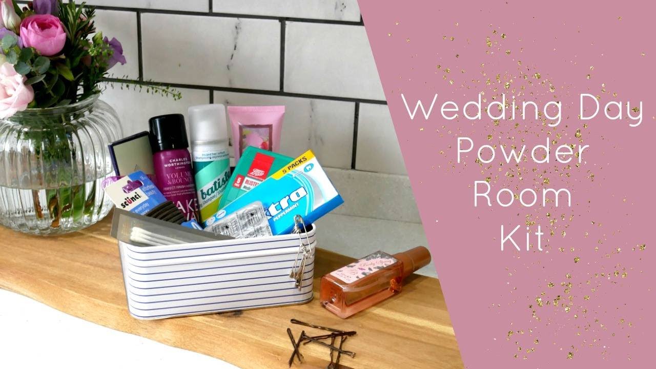 Wedding Day Women's Washroom Kit - YouTube