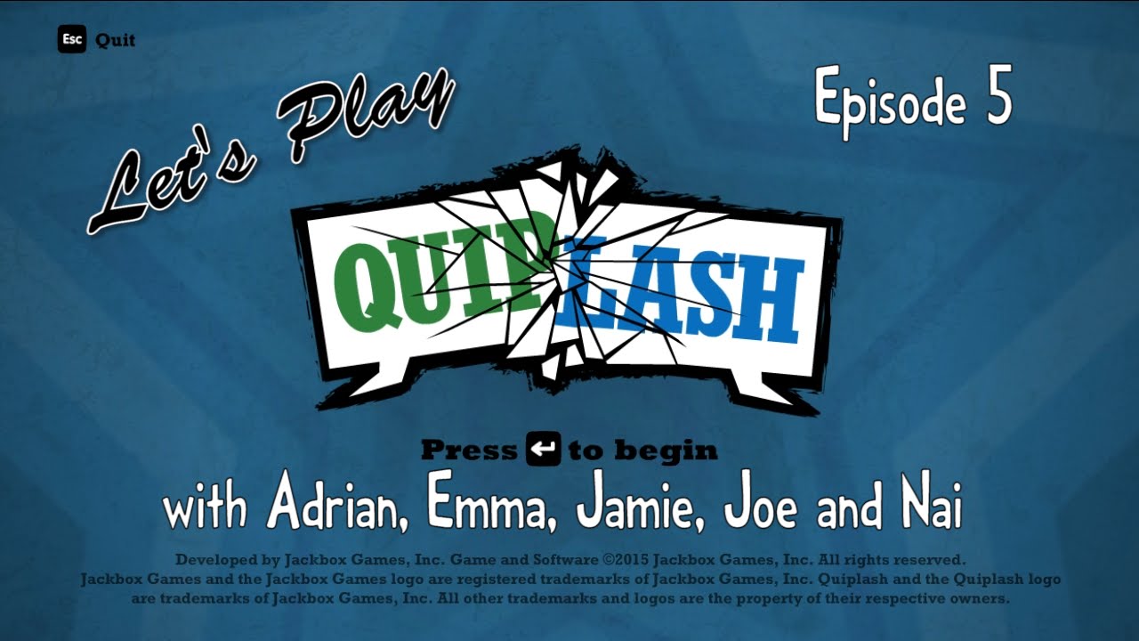 Let's Play... Quiplash - Episode 5: Girl Butt is Best Butt - YouTube