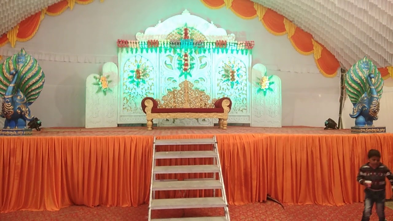 Jaimal stage decoration - YouTube