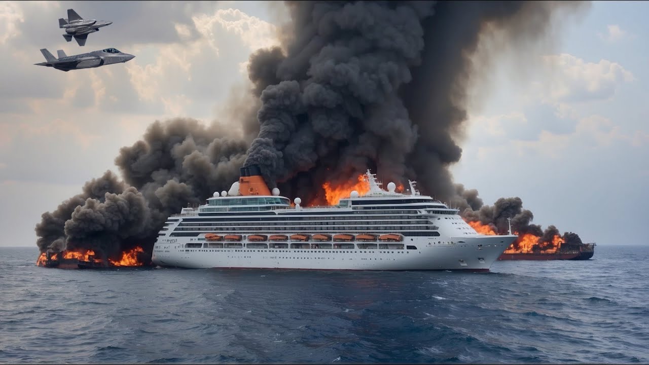 13 minutes ago! A Russian cruise ship carrying 4,700 elite troops was ...