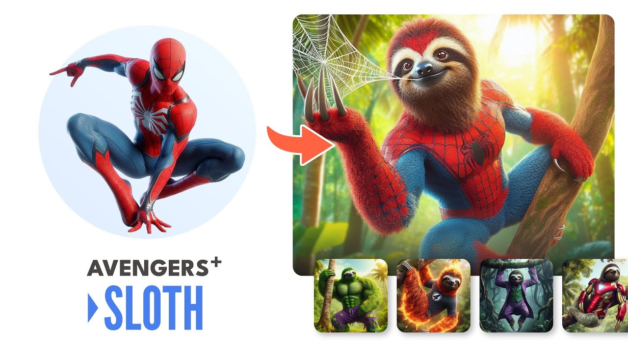 AVENGERS Plus but SLOTH VENGERS 🔥 Copycat Machine - Marvel & DC ...