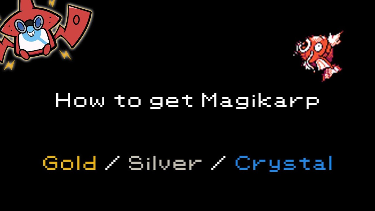 How to get Magikarp in Pokemon Gold/Silver/Crystal [#129] - YouTube