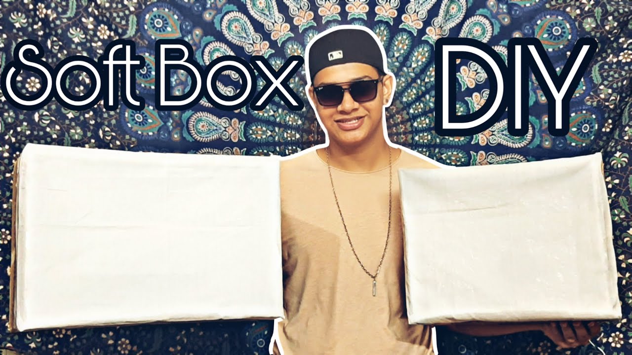 HOW TO MAKE SOFT BOX DIY | BETTER THAN RING LIGHT | YOUTUBE STUDIO ...