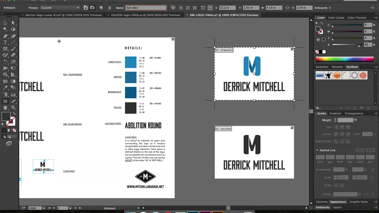 32 Finalize Your Logo, Part 2 Artboard Setup for Quick Export and File ...