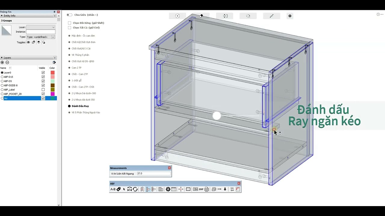 Đánh dấu và thay thế liên kết ngang ABF - YouTube
